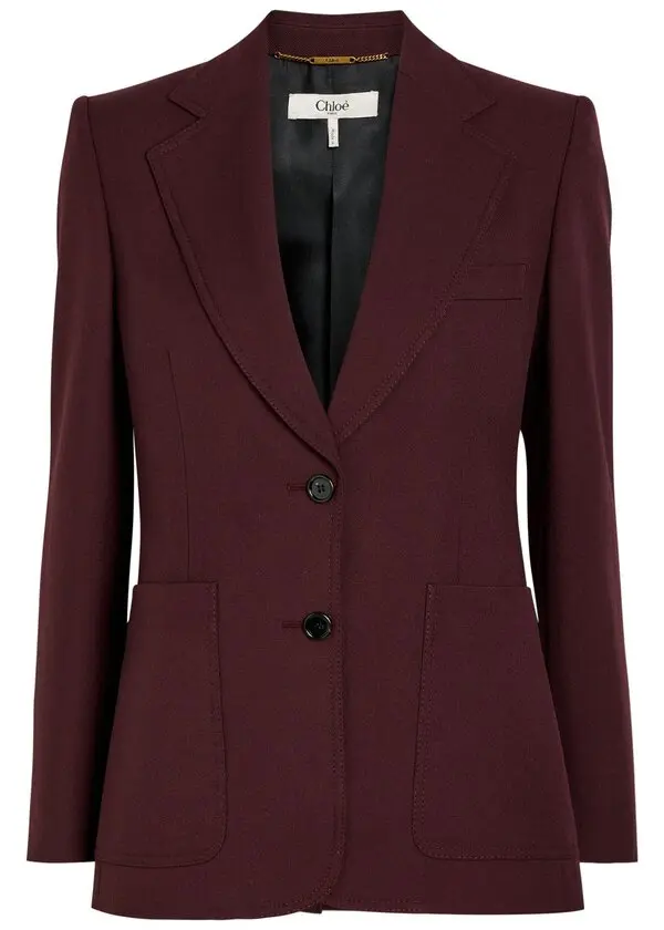 Chloé Single-breasted Wool Blazer