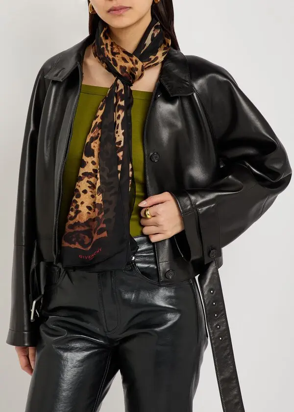 Givenchy Print Silk Scarf