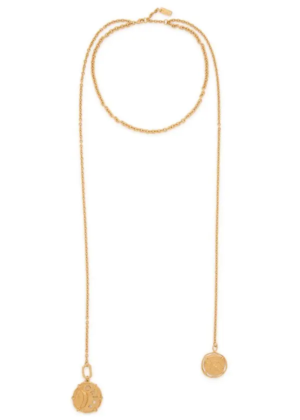 Chloé Medals Necklace - Gold