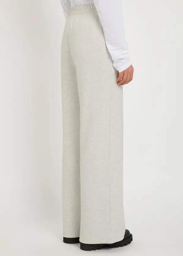 Varley The Wide Leg 30 Pintuck Jersey Sweatpants - Ivory