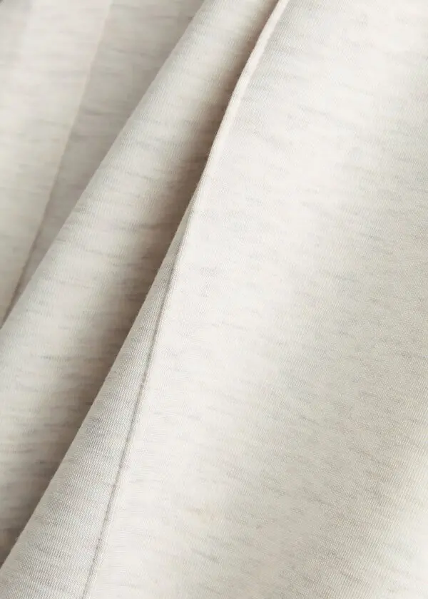 Varley The Wide Leg 30 Pintuck Jersey Sweatpants - Ivory