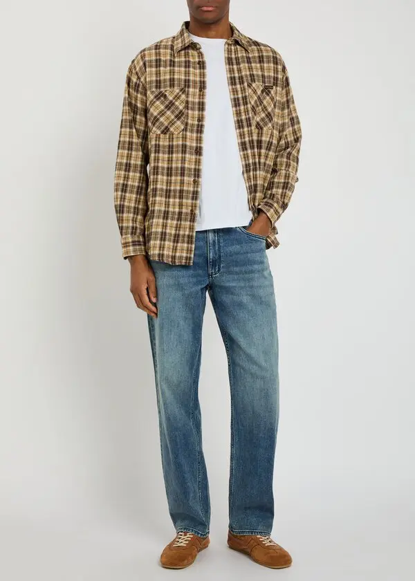Rag & Bone Fit 4 Straight-leg Jeans - Mid Blu