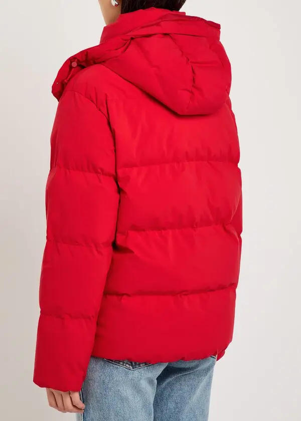 Polo Ralph Lauren Logo-embroidered Padded Shell Jacket - Red