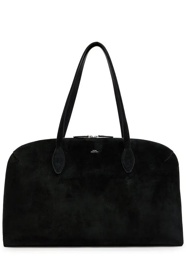 TOTEME Day Suede Tote - Black