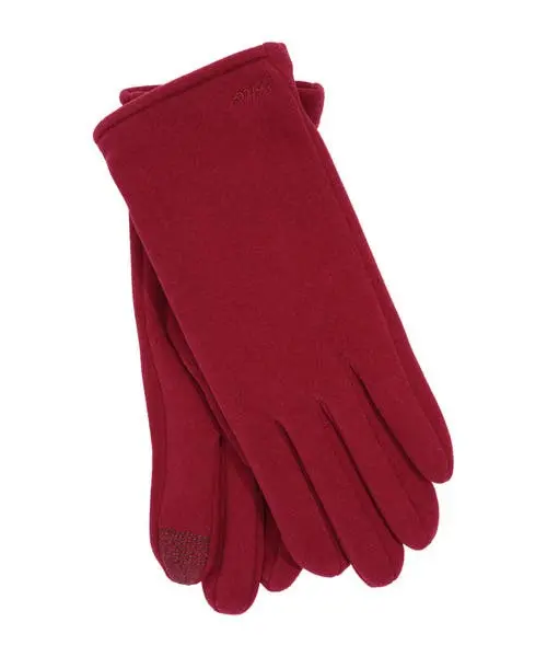 Echo Comfort Stretch Touch Gloves - Wine