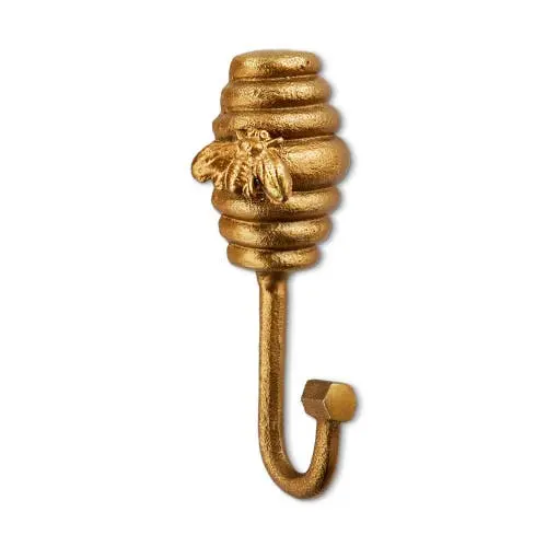 TAG Beehive Wall Hook Antique Brass Decorative Home Decor