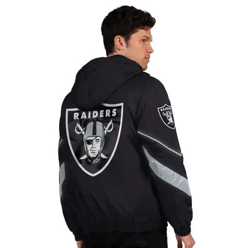 STARTER Las Vegas Raiders Thursday Night Gridiron Full-zip Jacket