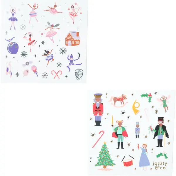 DAYDREAM SOCIETY Nutcracker Sugarplum Sticker Sets - Assorted Pre-pack