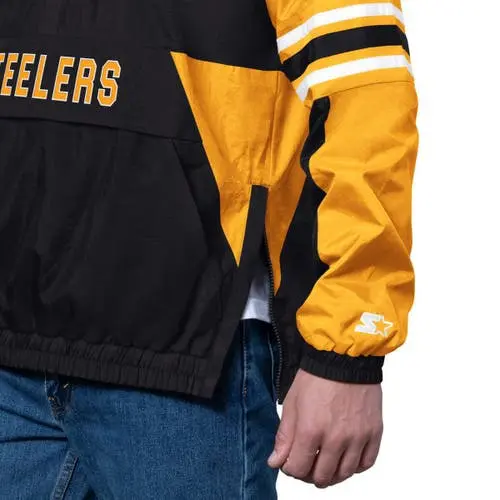 STARTER Pittsburgh Steelers Prospect Half-zip Pullover By