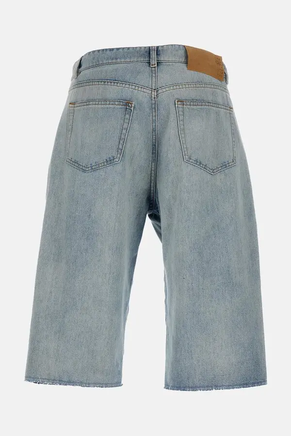 MAISON MARGIELA Cut Denim Bermuda Trousers