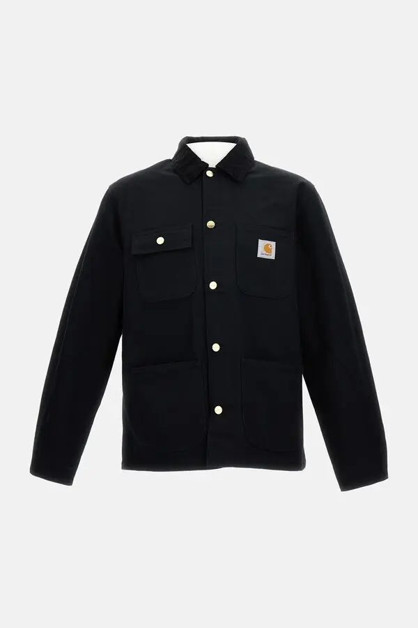 Carhartt Work In Progress Michigan Dearborn Canvas Jacket - Nero