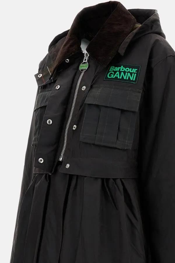 Barbour X Ganni Waxed Jacket