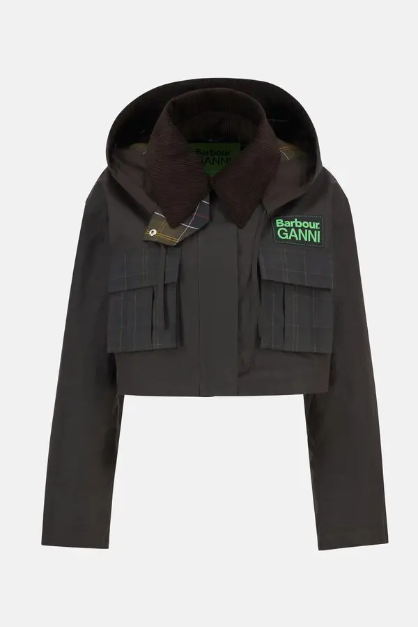 Barbour X Ganni Waxed Jacket