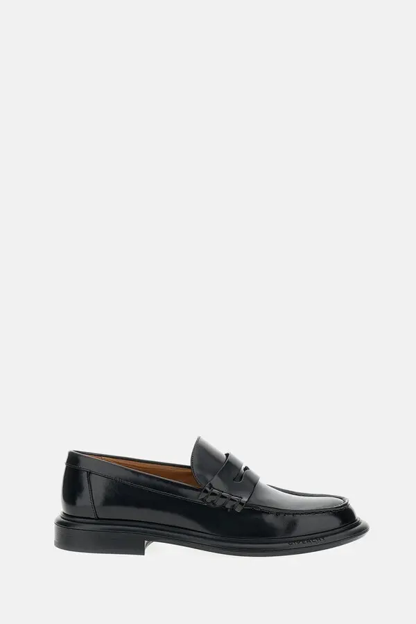 Givenchy Brushed Leather Loafers - Nero