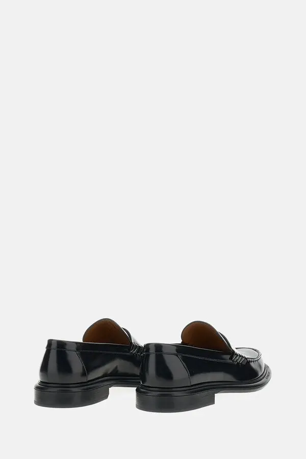 Givenchy Brushed Leather Loafers - Nero