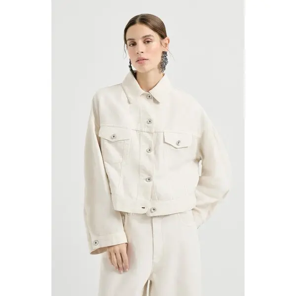 Brunello Cucinelli Shirt Jacket - Chalk