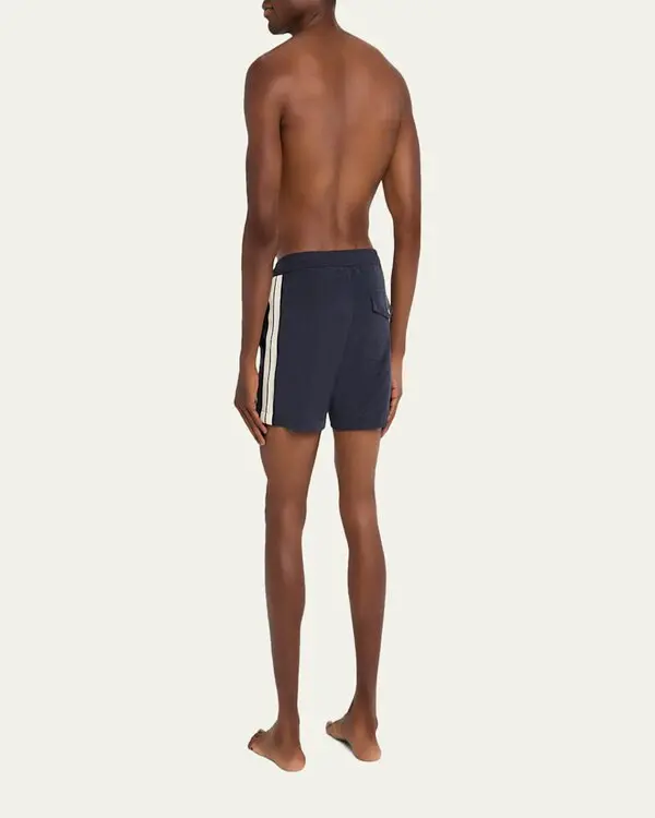 Moncler Slim Logo Swim Shorts