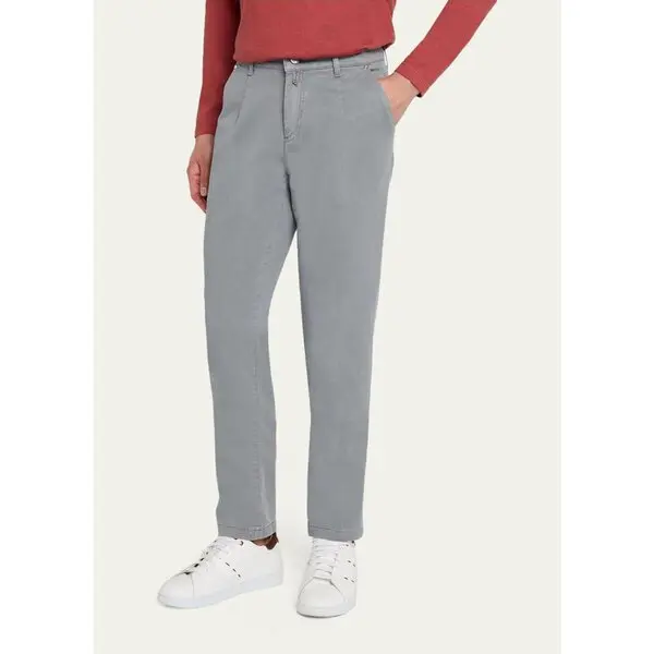 Kiton Pleated Straight-fit Trousers