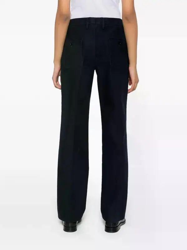 Aspesi Pleated Cotton Trousers