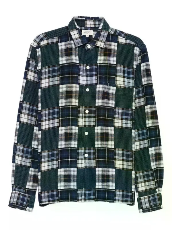 Hartford Patchwork Checked Shirt