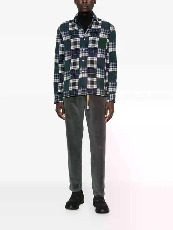 Hartford Patchwork Checked Shirt