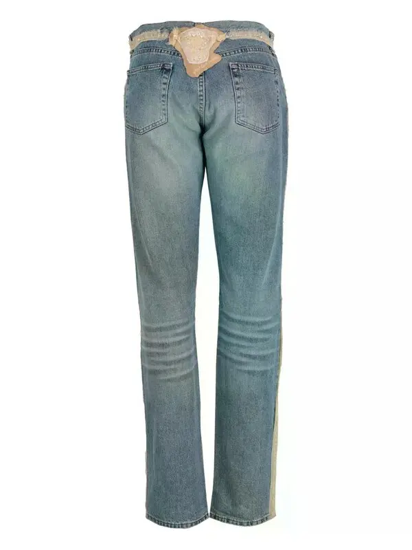 VOYAGE ET CIE Customised Embellished Jeans