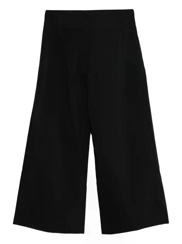ST. AGNI Tie-waist Trousers - Black