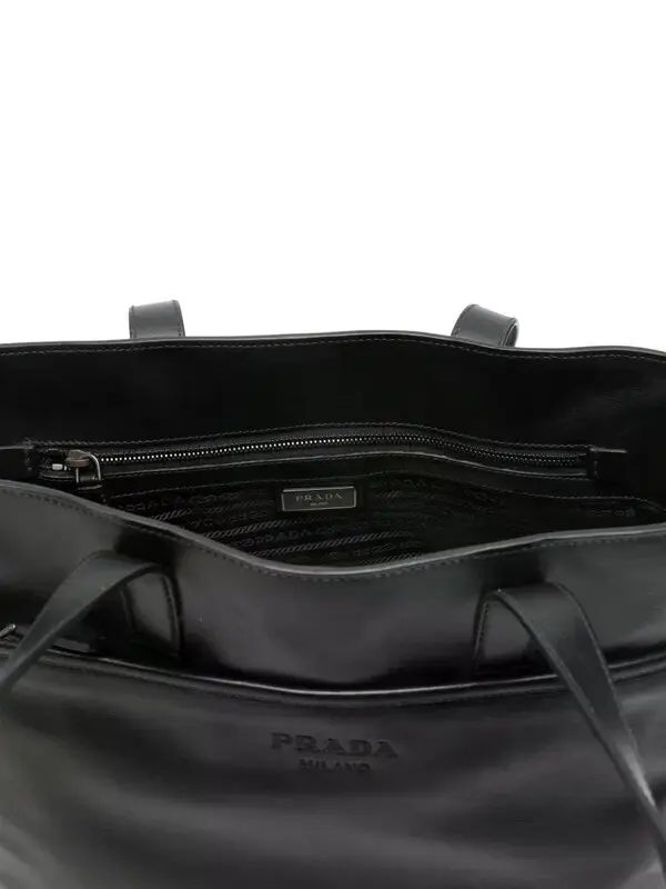 Prada Embossed-logo Shoulder Bag