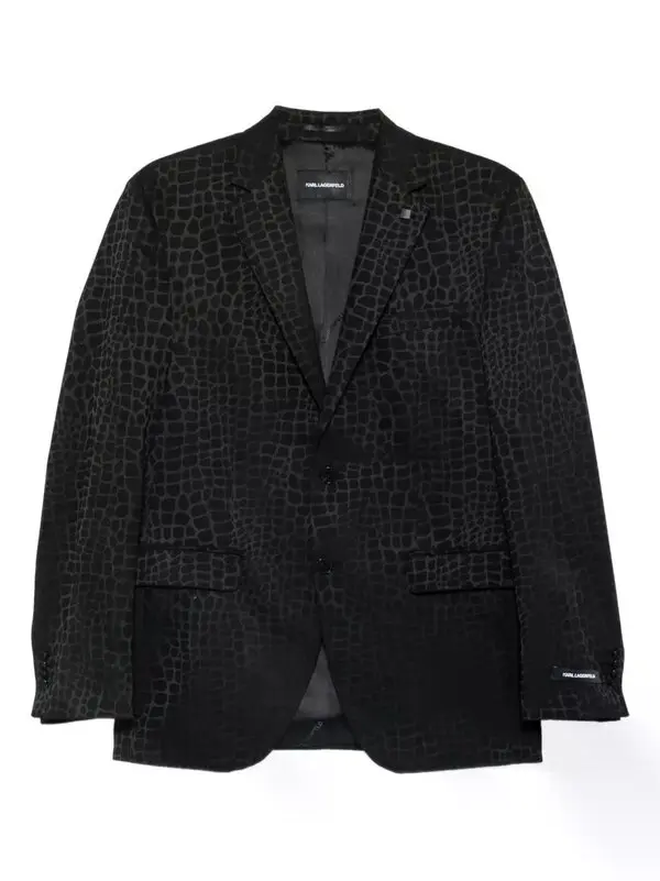 Karl Lagerfeld Clever Patterned Blazer