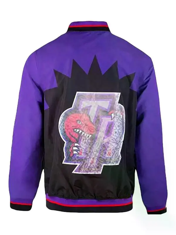 Mitchell & Ness X Toronto Raptors 75th Anniversary Warm Up Appliqué Jacket