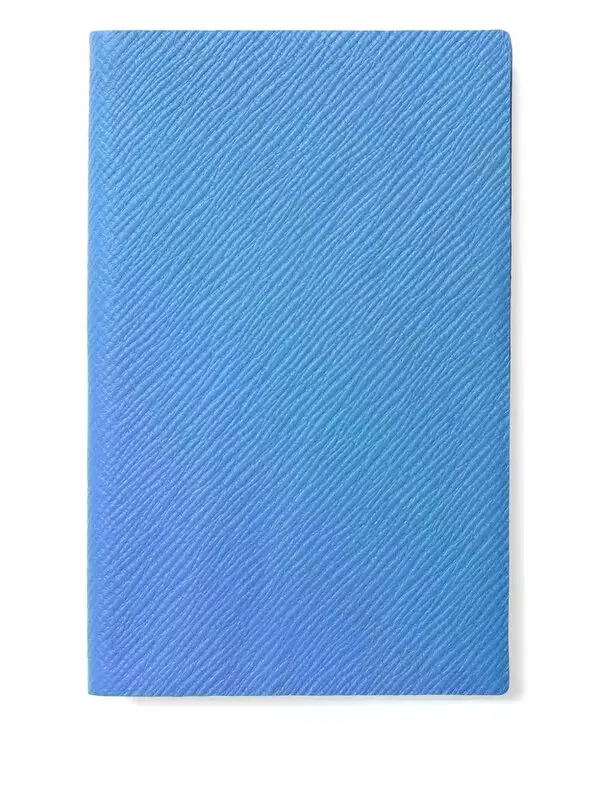 Smythson Textured-leather Notebook
