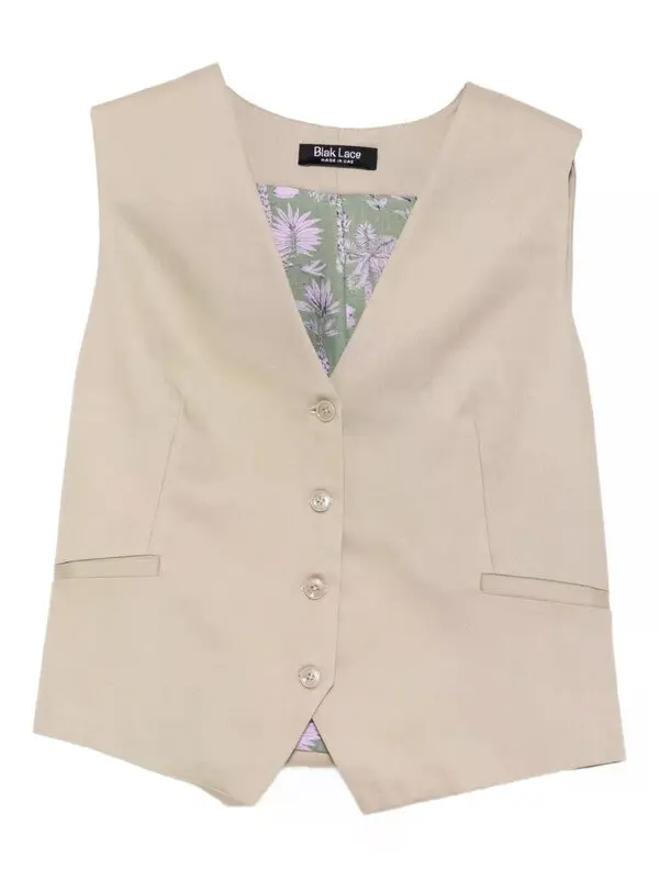 BLAKLACE Button-up Vest