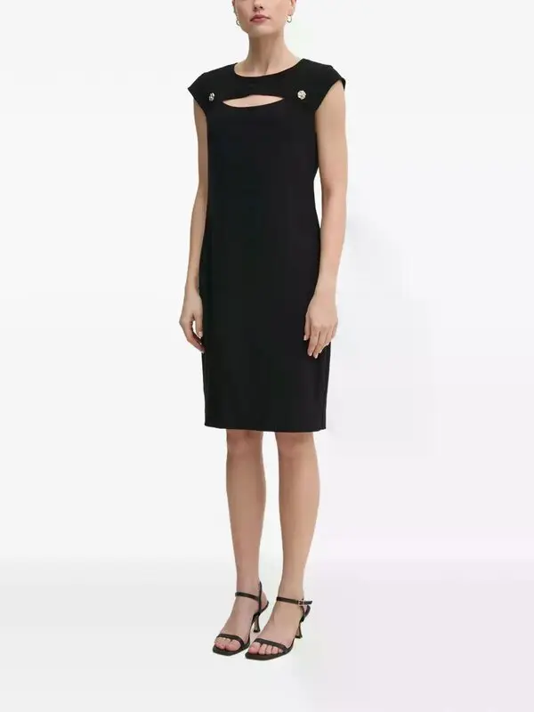 Joseph Ribkoff Cut-out Embellished Mini Dress