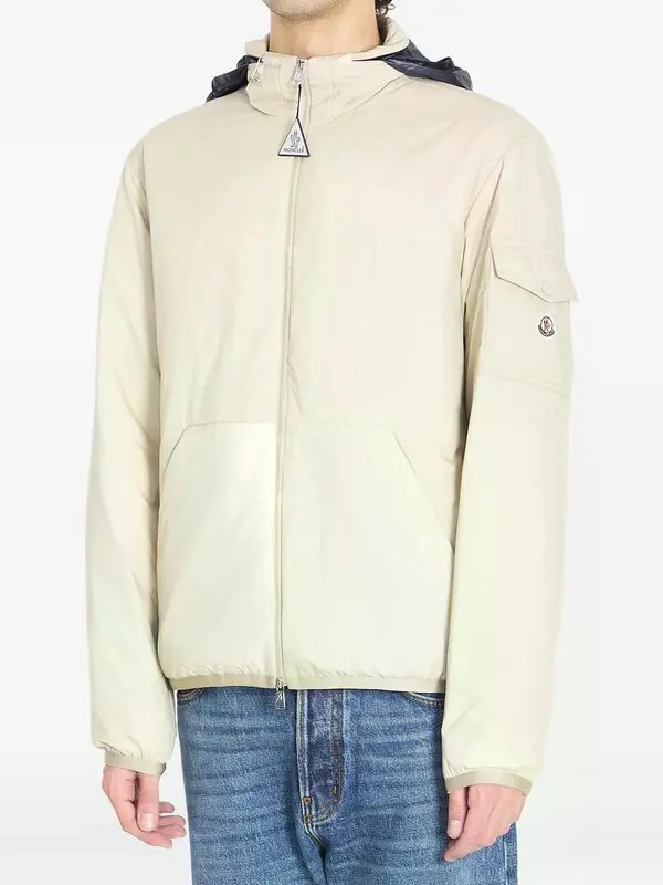 Moncler Padded Hooded Jacket - Neutrals