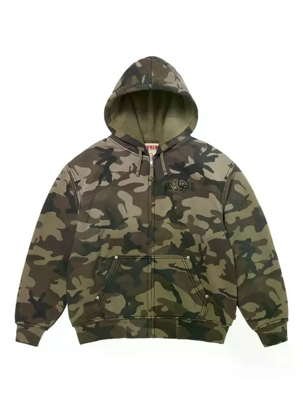 Supreme Zip-fastening Sweatshirt - Green