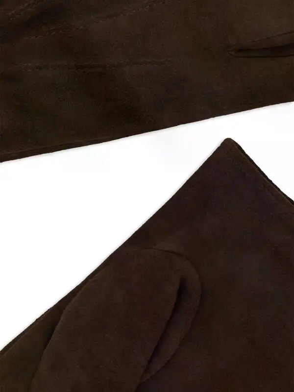 Boggi Milano Suede Gloves - Brown