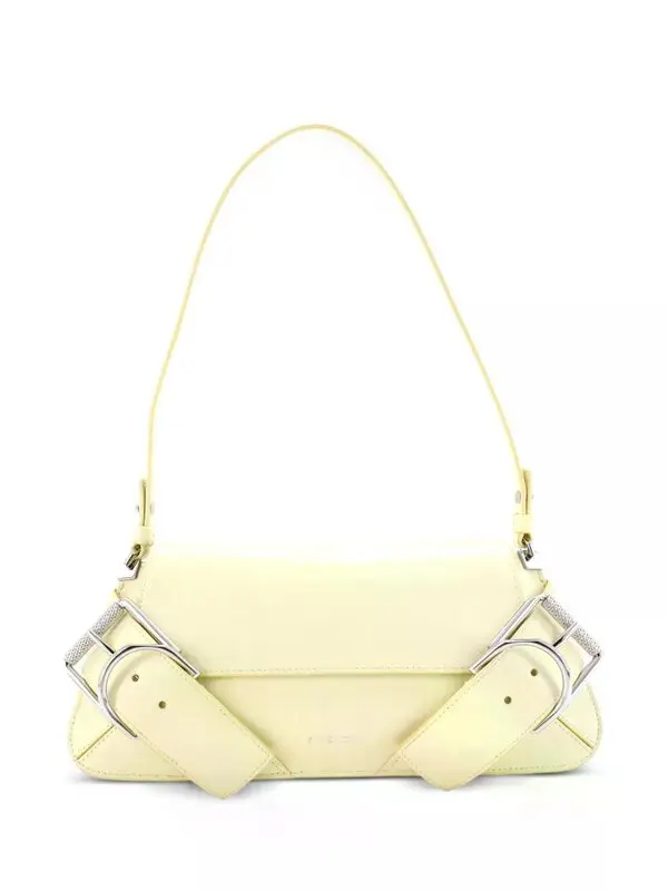 Givenchy Voyou Flap Leather Shoulder Bag - Yellow