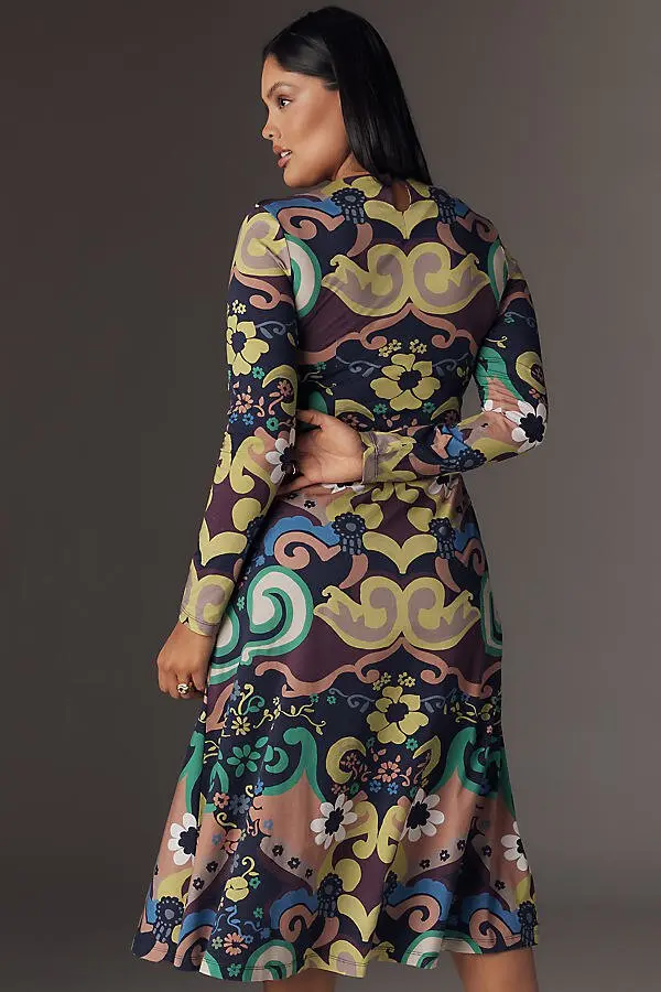 DE LORETA Kiara Printed Dress