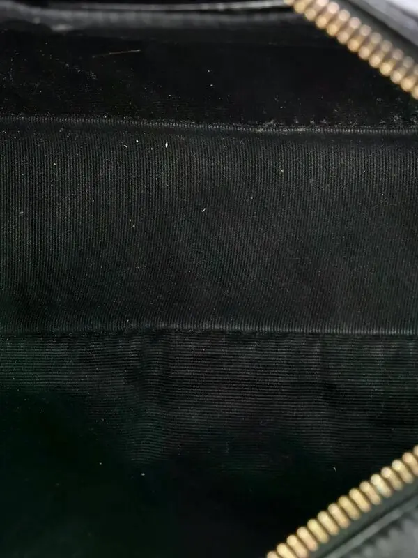 Saint Laurent Lou Camera Matelasse Chevron Leather Crossbody Bag - Black