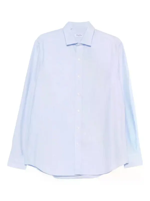SALVATORE PICCOLO Classic Oxford Shirt - Blue