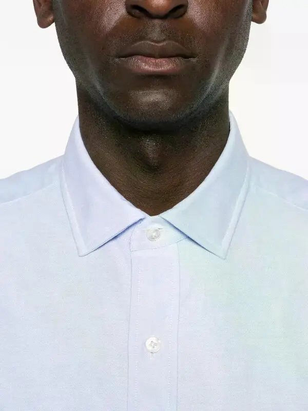 SALVATORE PICCOLO Classic Oxford Shirt - Blue