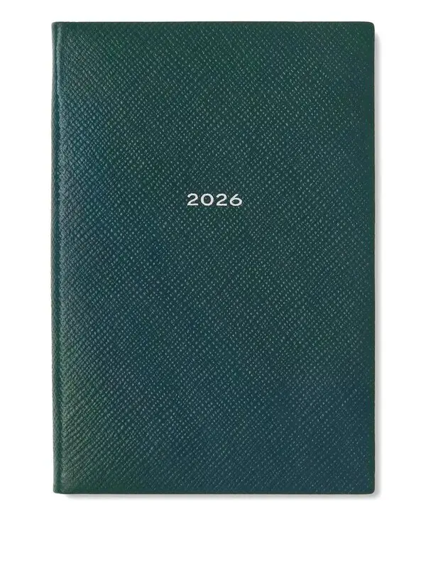 Smythson 2026 Chelsea Weekly Diary - Green