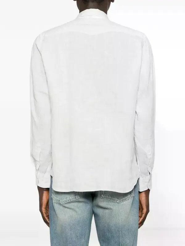 Hartford Linen Shirt - Blue