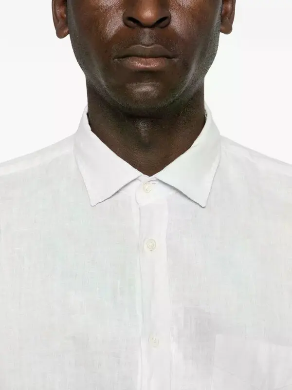 Hartford Linen Shirt - Blue