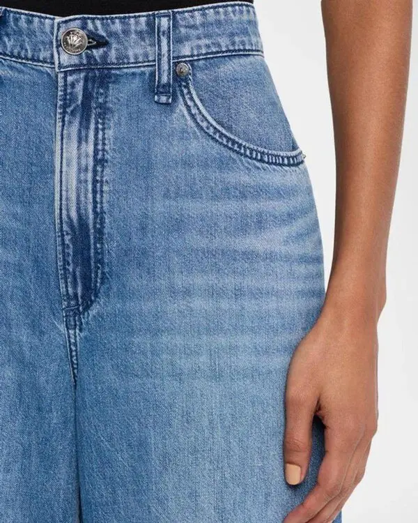 Rag & Bone Featherweight Logan Wide-leg Jeans