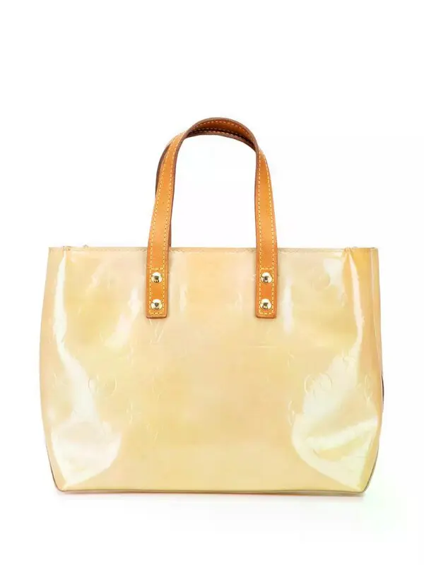 LOUIS VUITTON 2001 Monogram Vernis Reade Pm Handbag