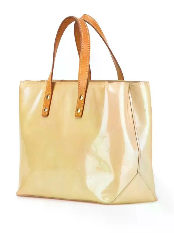 LOUIS VUITTON 2001 Monogram Vernis Reade Pm Handbag