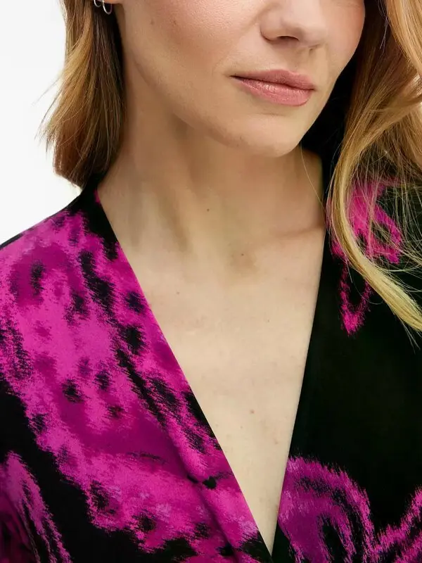 Joseph Ribkoff Paisley-print Tie Midi Dress