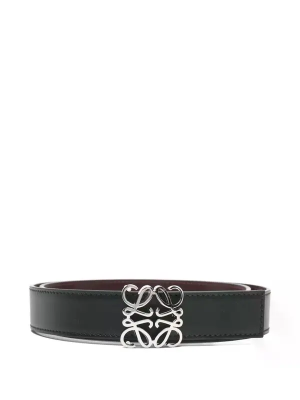 Loewe Logo-buckle Belt - Black