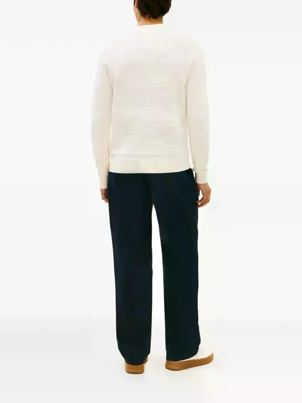 Tommy Hilfiger Textured Knit Sweater - White